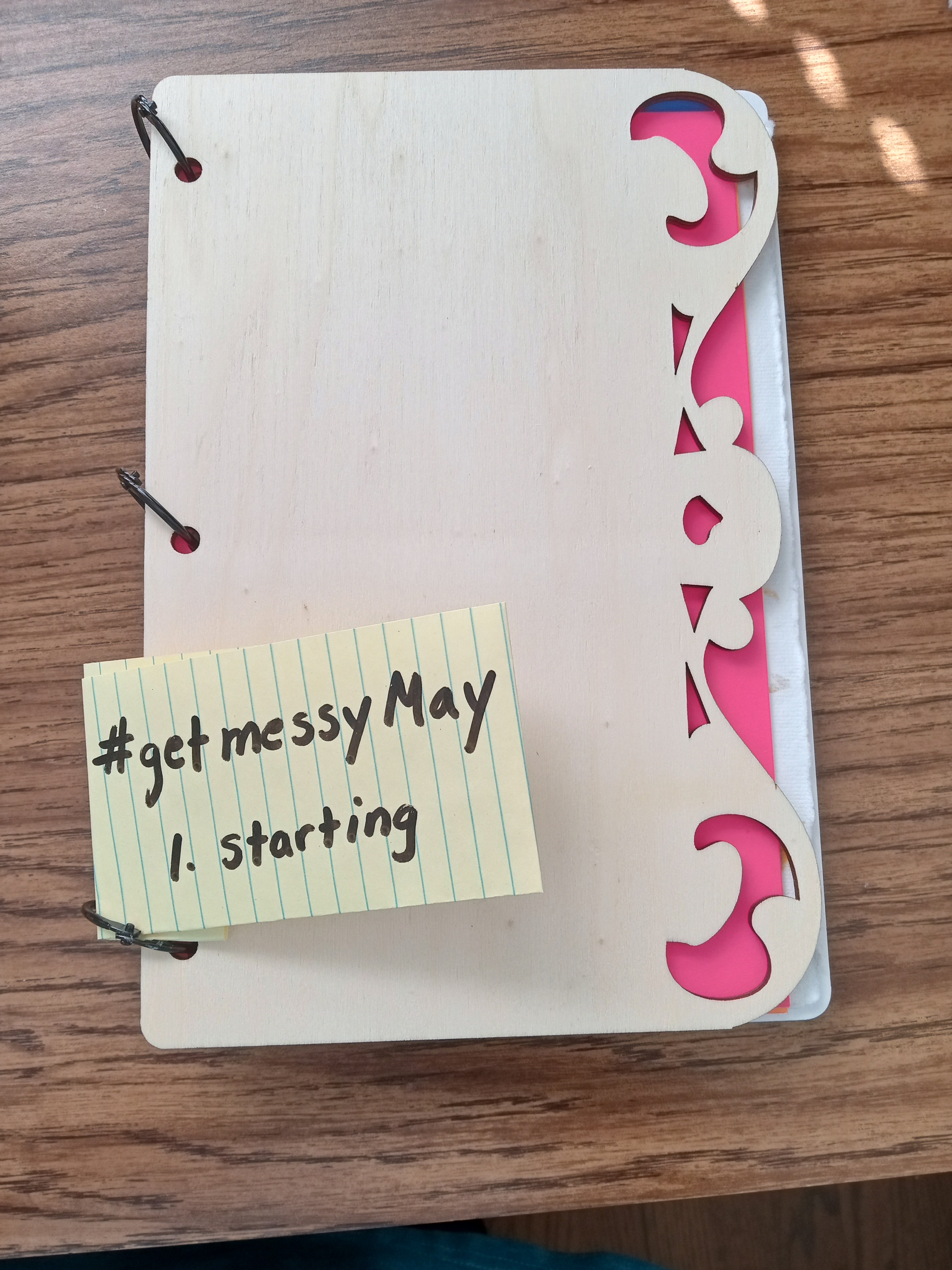 #GetMessyMay starting – Papercraft Crystal