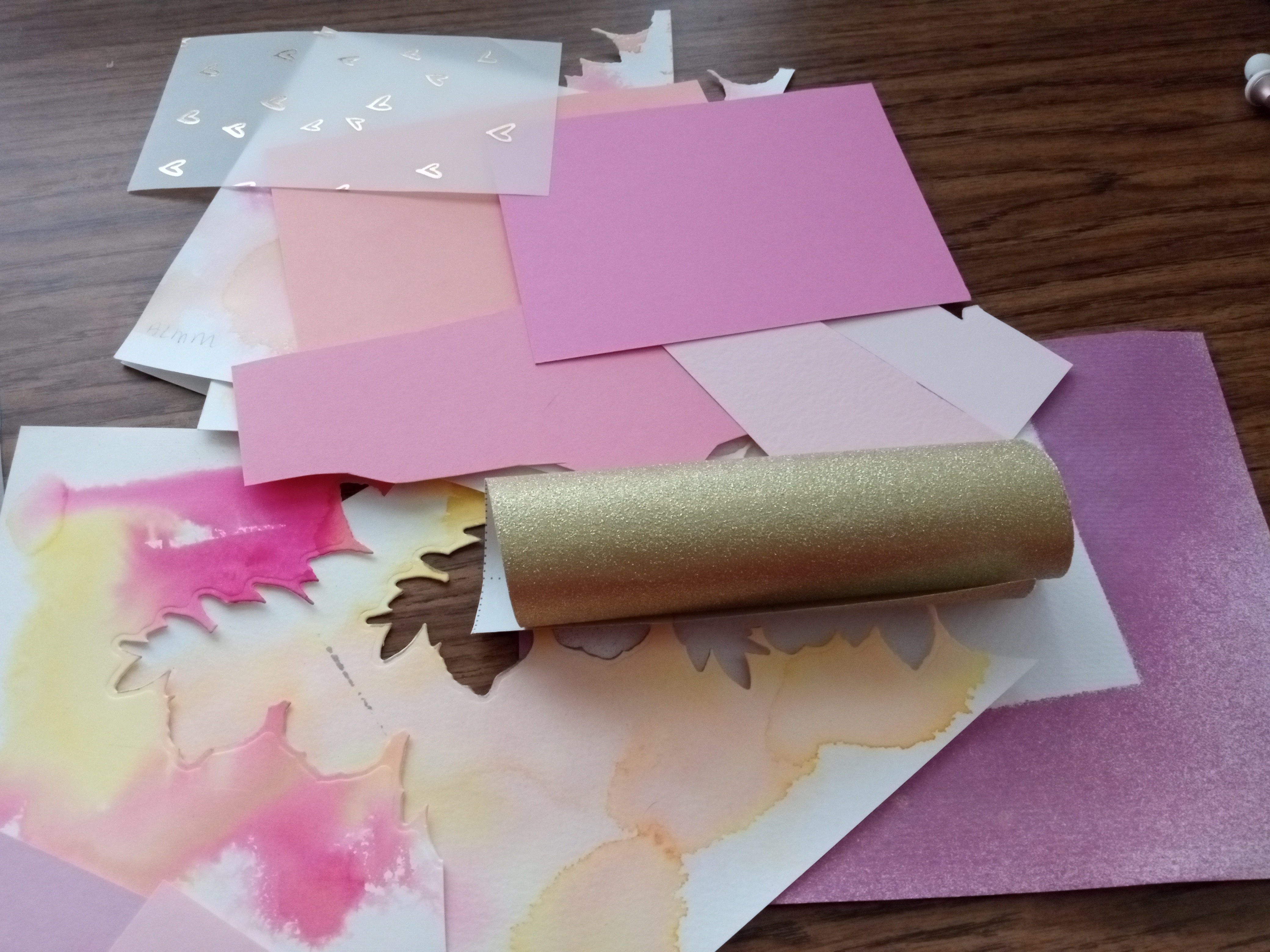 My favorite use of scraps – Papercraft Crystal