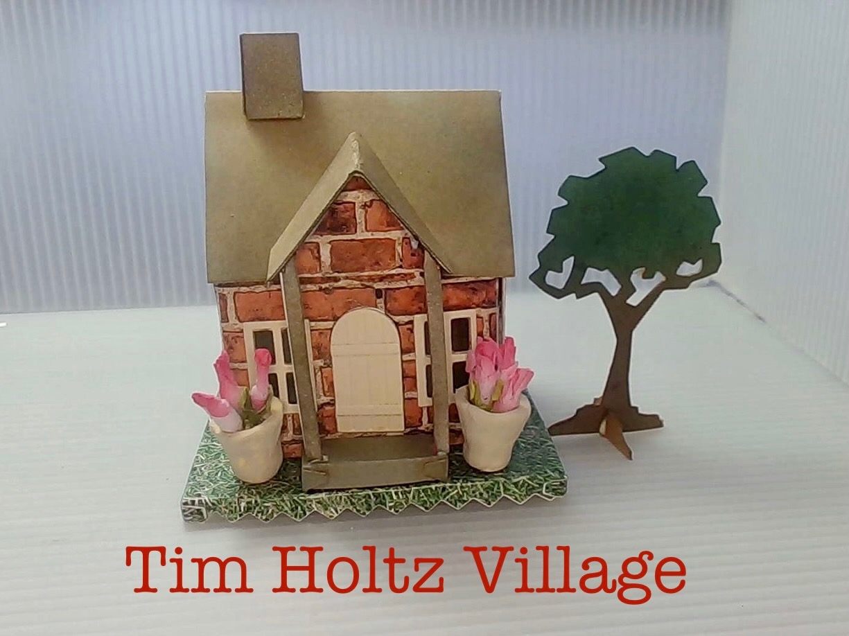 Tim Holtz Village dwelling – Papercraft Crystal