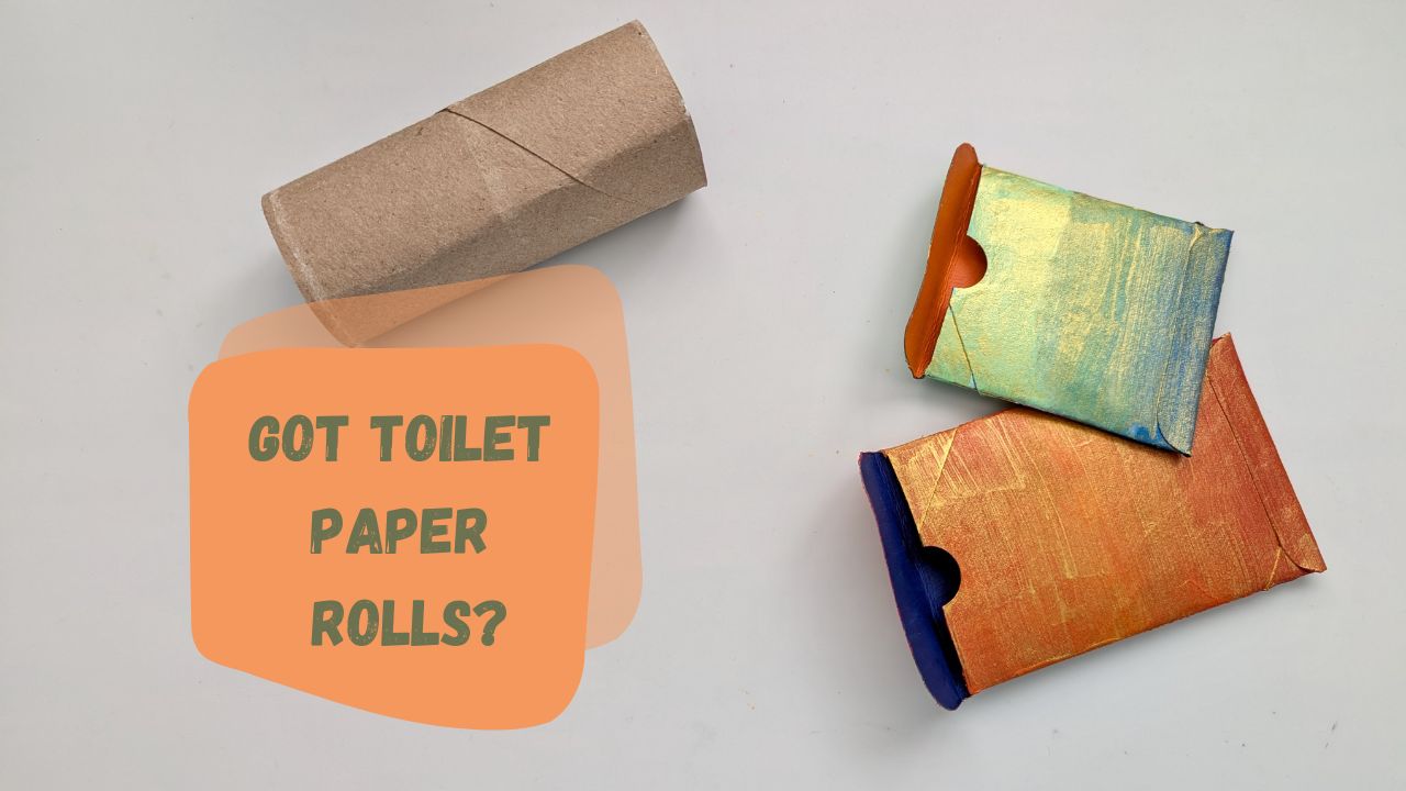 Toilet paper roll envelope – Papercraft Crystal